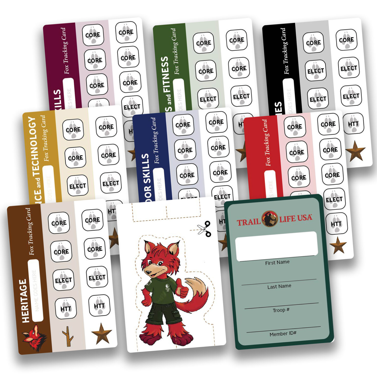 Woodlands Trail Fox Trailmap - Trail Life USA Store