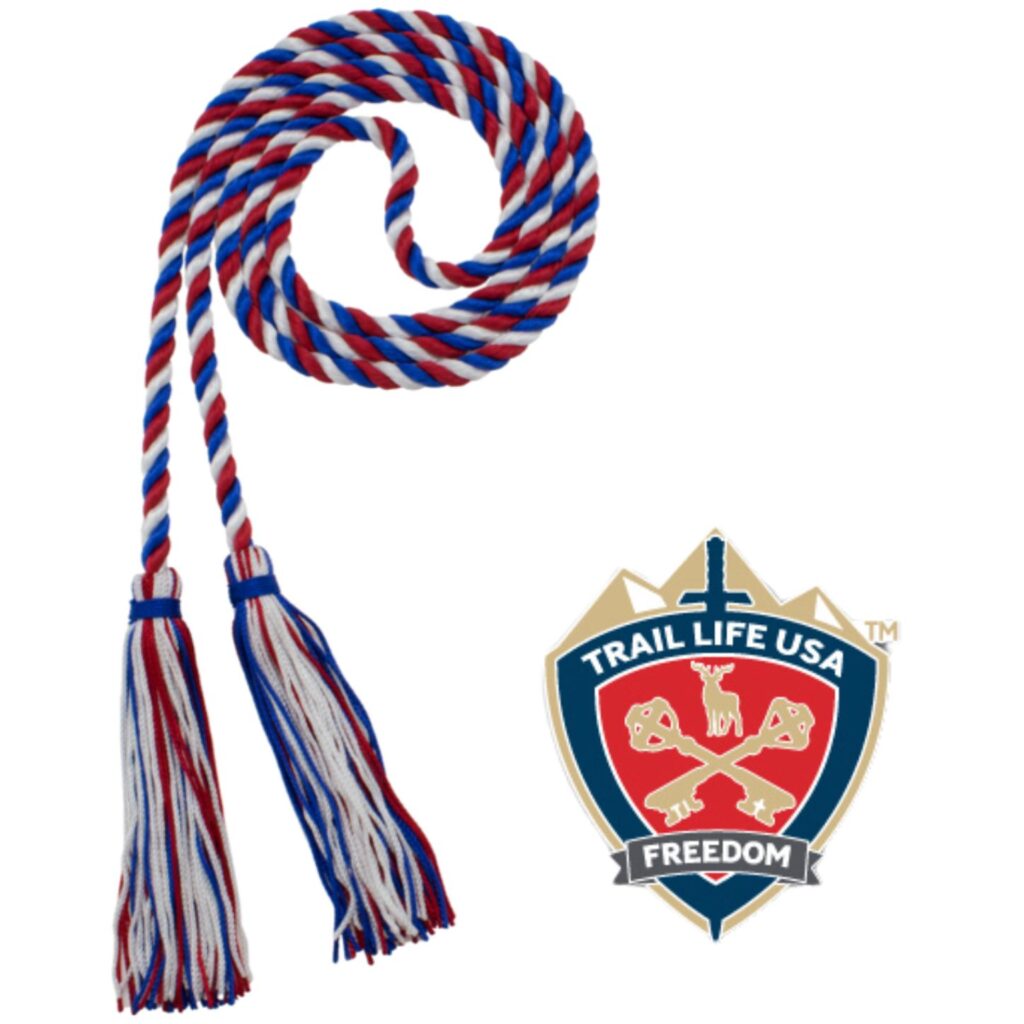 Freedom Award Graduation Cord and Charm - Trail Life USA Store