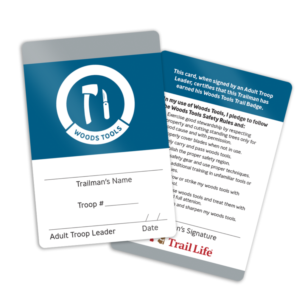 Navigators & Adventurers Woods Tools Card - Trail Life USA Store
