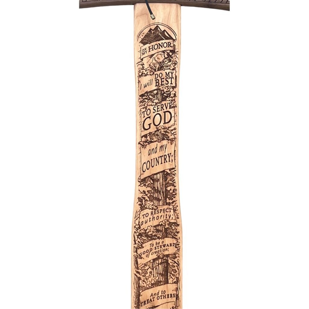 Trail Life USA Oath Sword - Wooden Plaque Wall Decor - Trail Life USA Store