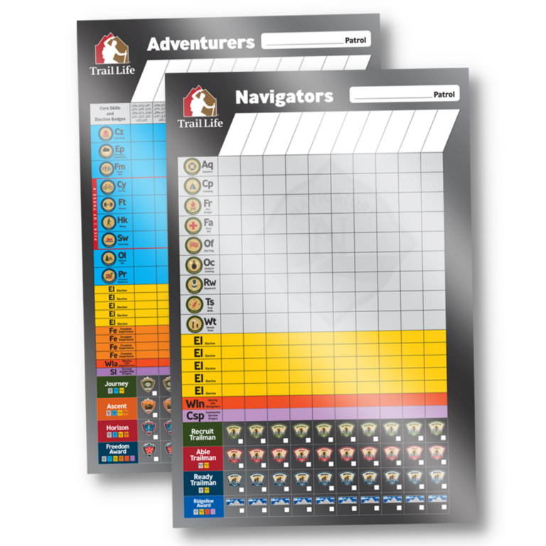 Navigators & Adventurers Tracking Chart Set - Trail Life USA Store
